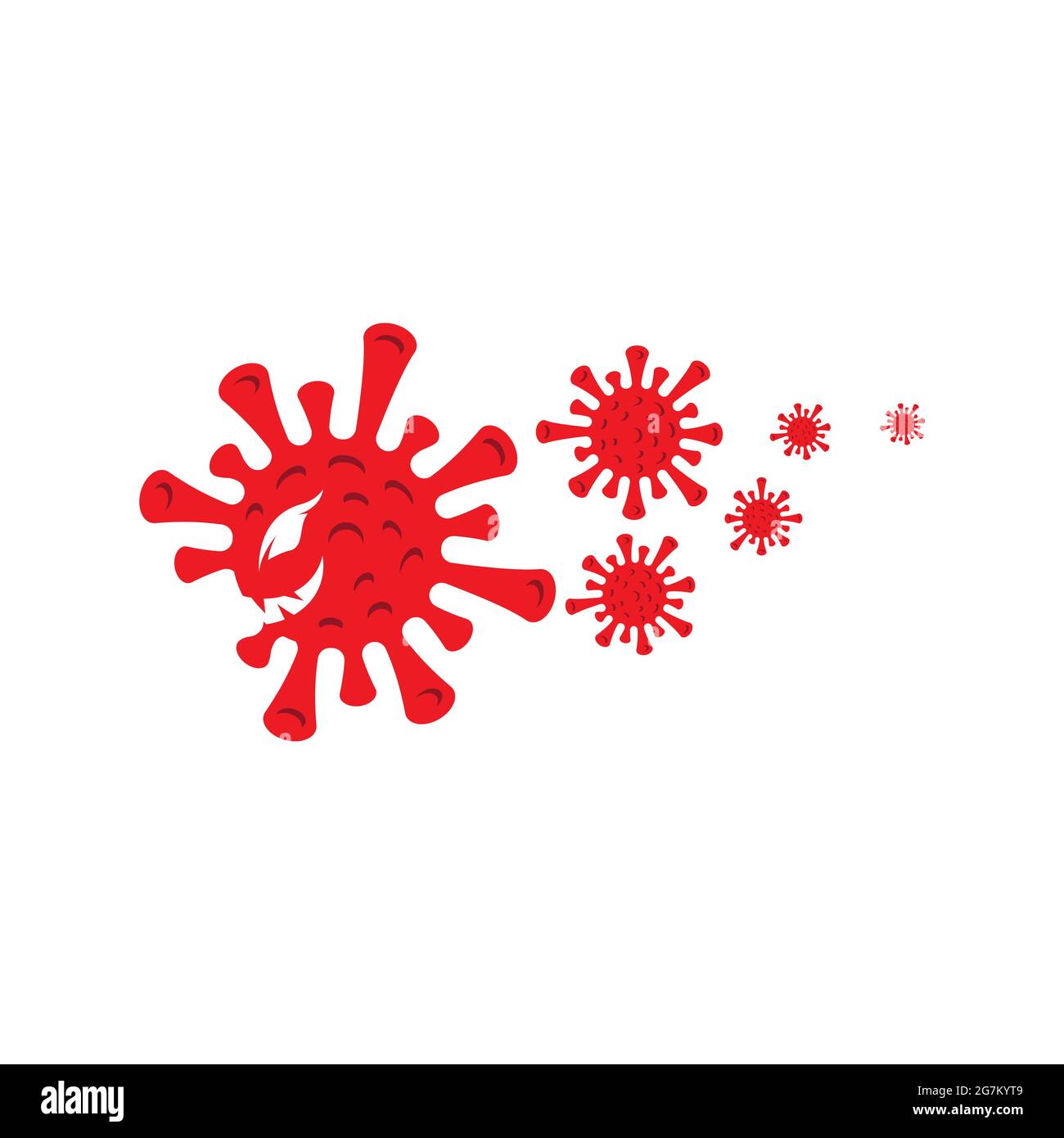 Virus vector illustration icon template design Stock Vector Image & Art ...