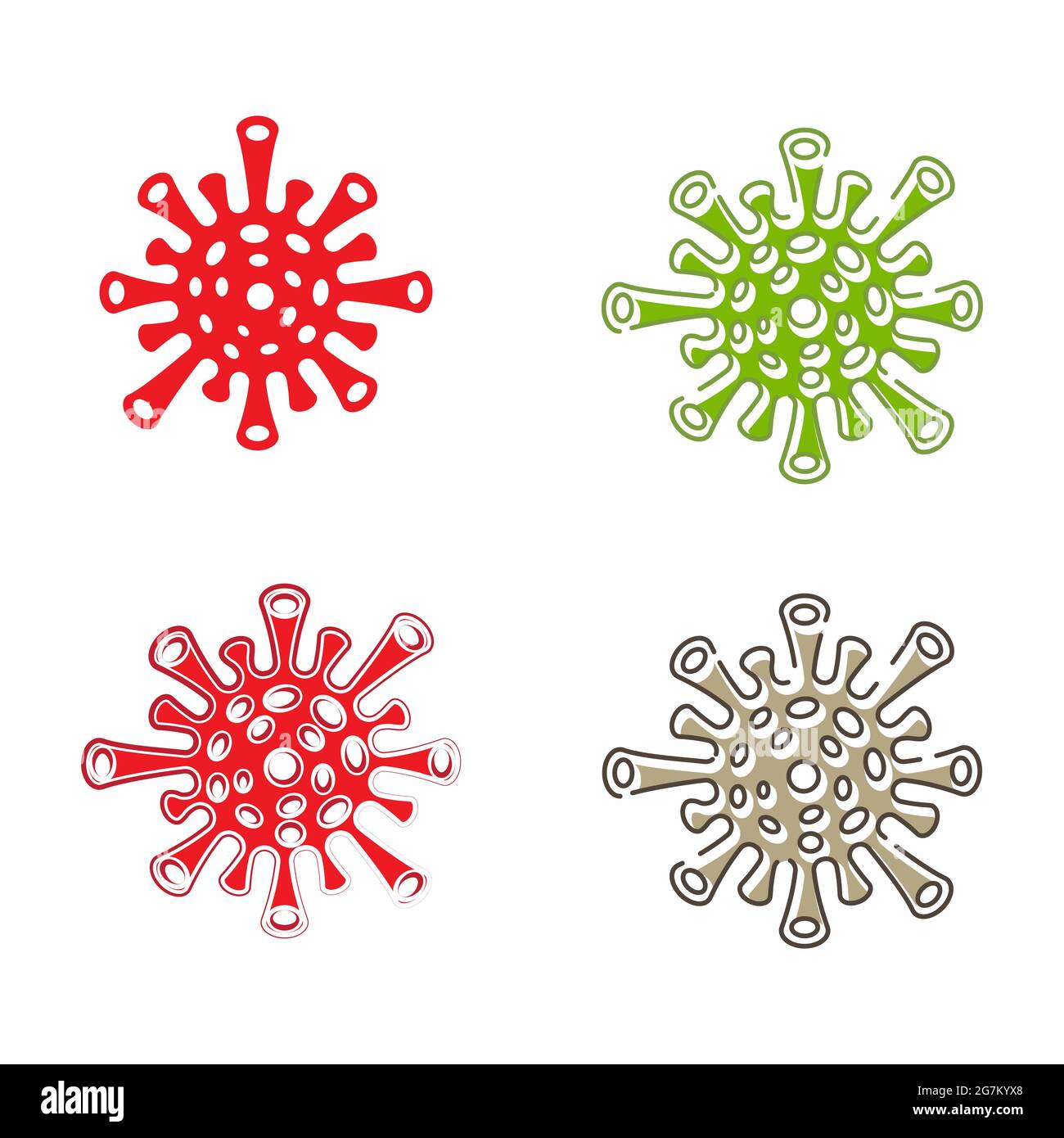 Virus vector illustration icon template design Stock Vector Image & Art ...