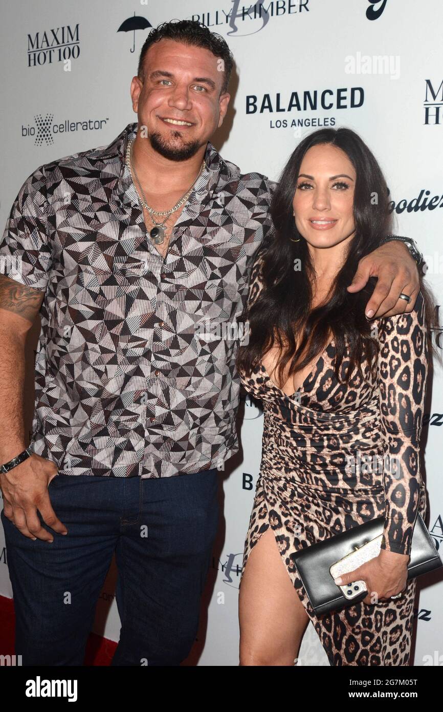 LOS ANGELES - JUL 13: Frank Mir, Jennifer Mir at Maxim Hot 100 Event at ...