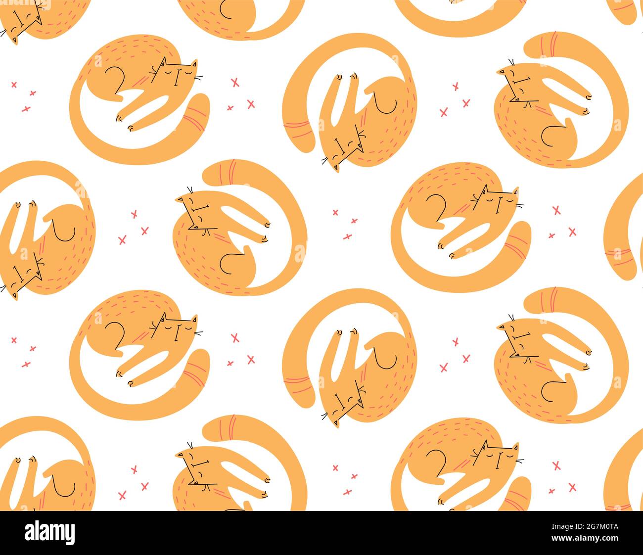 Ginger white kitten black Stock Vector Images - Alamy