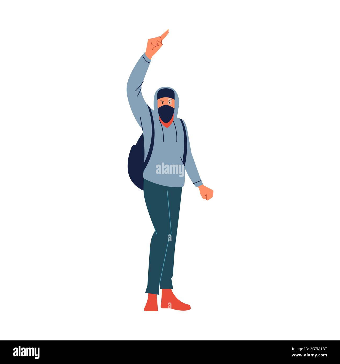 Youth criminal gang hood Stock Vector Images - Alamy