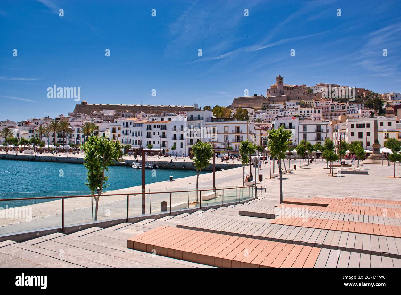 Buildings on the coast during the daytime in Ibiza Stock Photo - Alamy