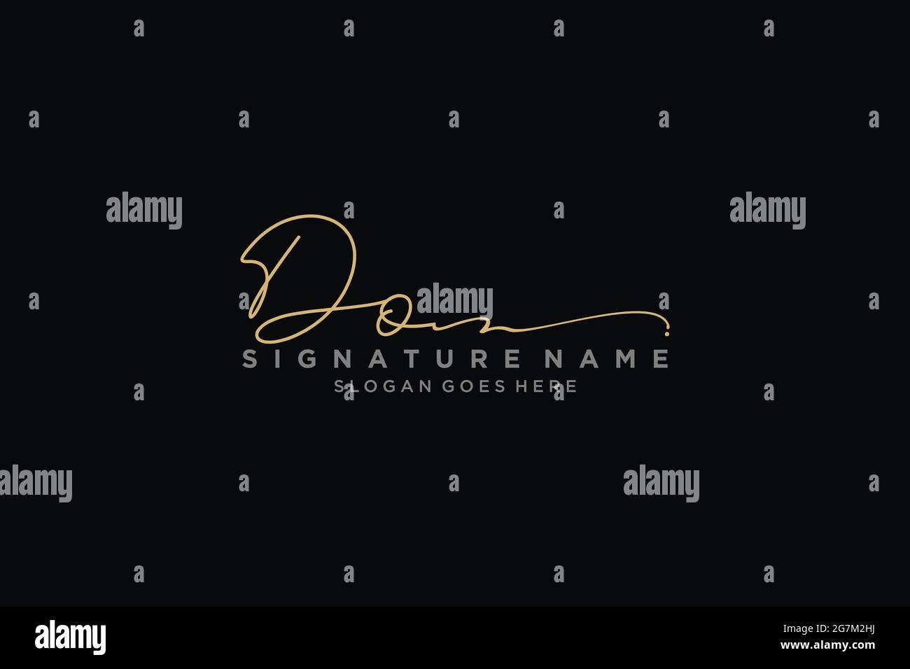 DO Letter Signature Logo Template elegant design logo Sign Symbol ...