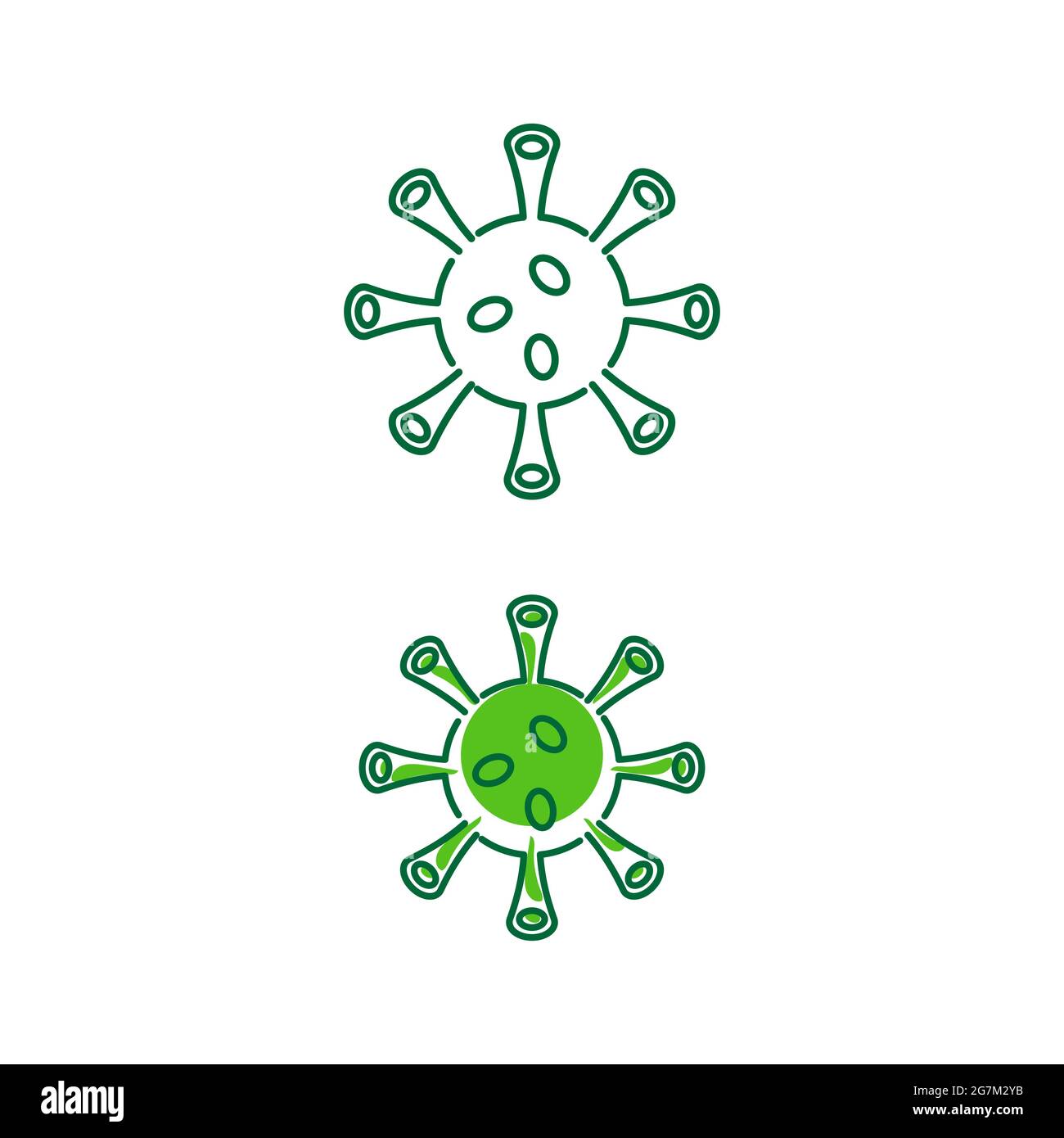 Virus vector illustration icon template design Stock Vector Image & Art ...