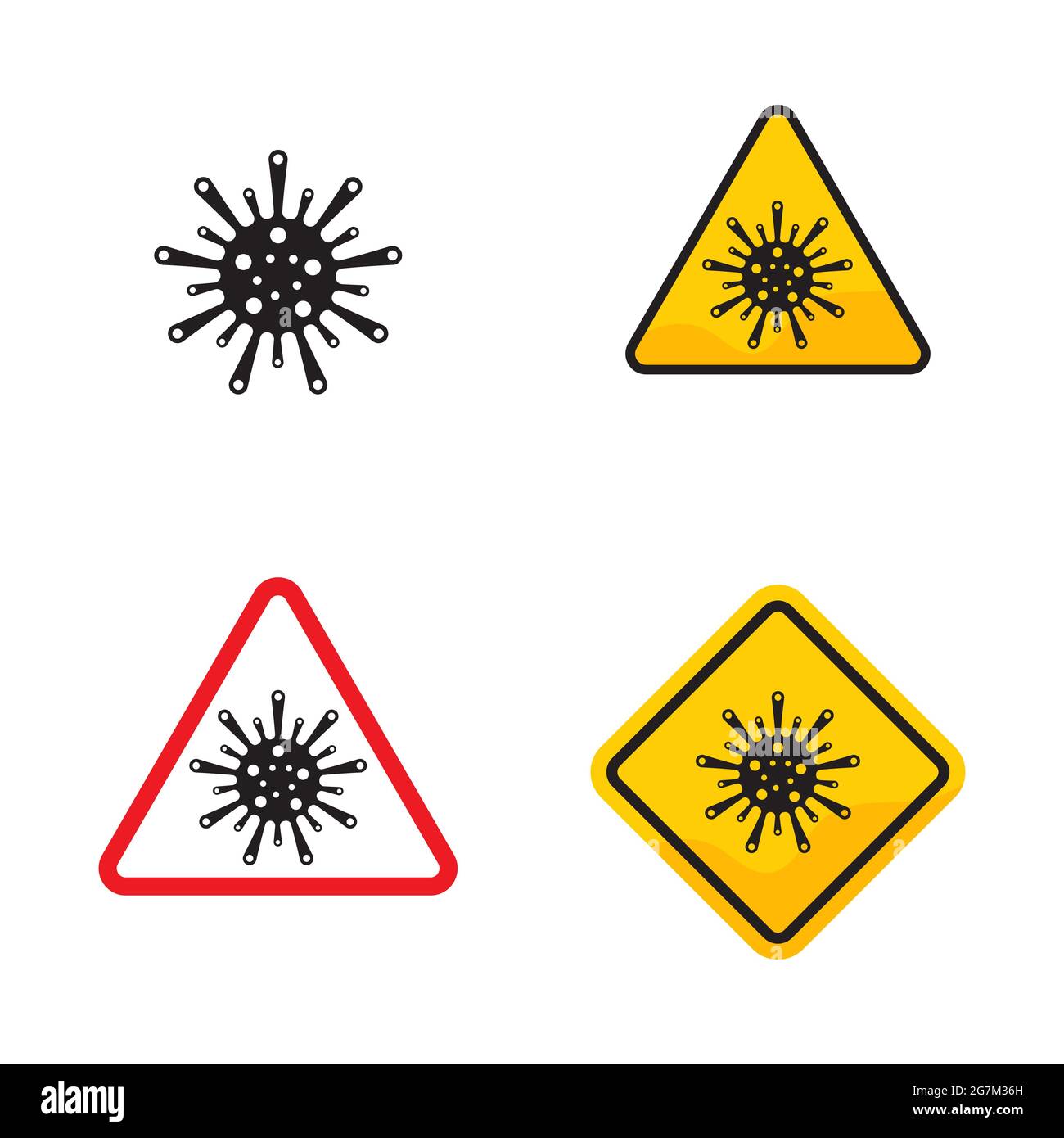 Virus vector illustration icon template design Stock Vector Image & Art ...