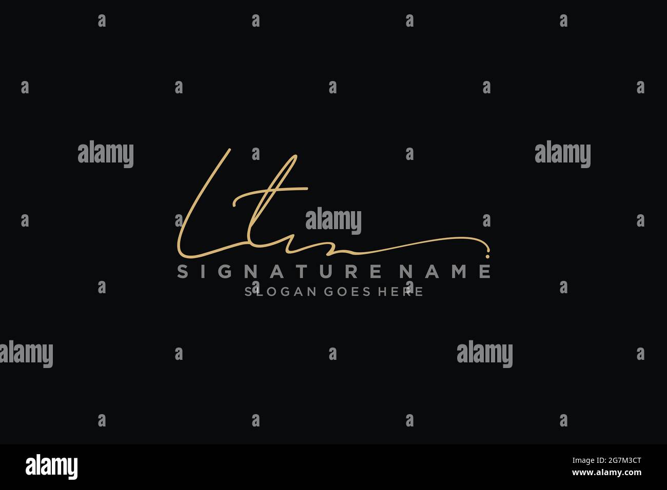 LT Letter Signature Logo Template elegant design logo Sign Symbol ...