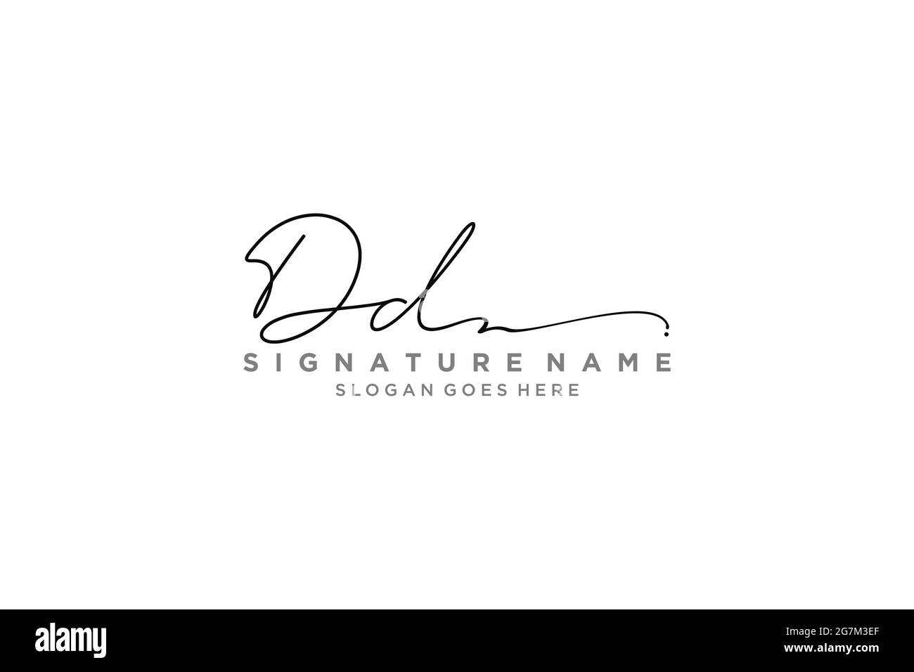 DD Letter Signature Logo Template elegant design logo Sign Symbol ...