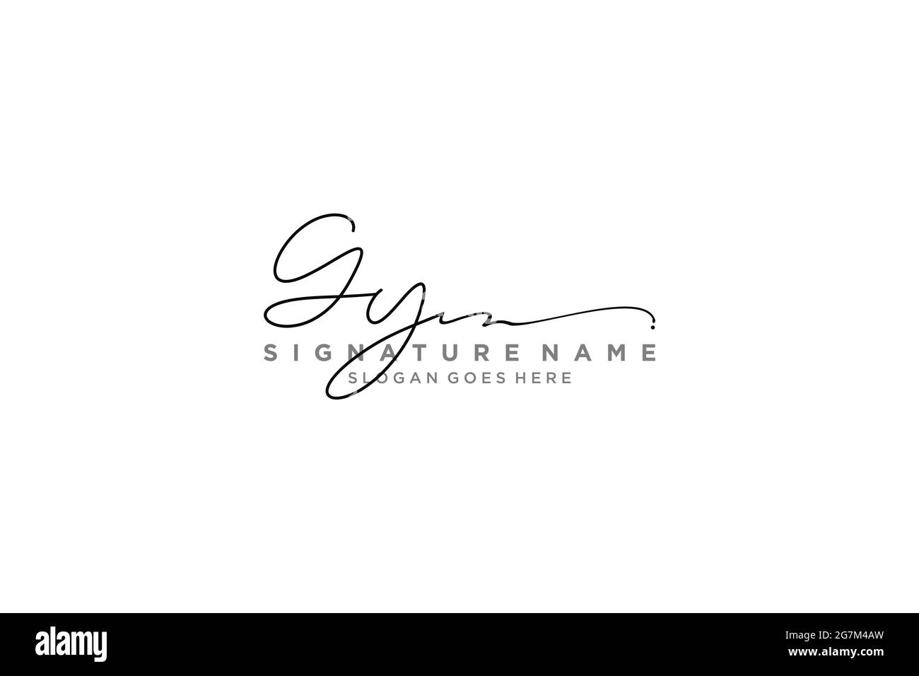 GY Letter Signature Logo Template elegant design logo Sign Symbol ...
