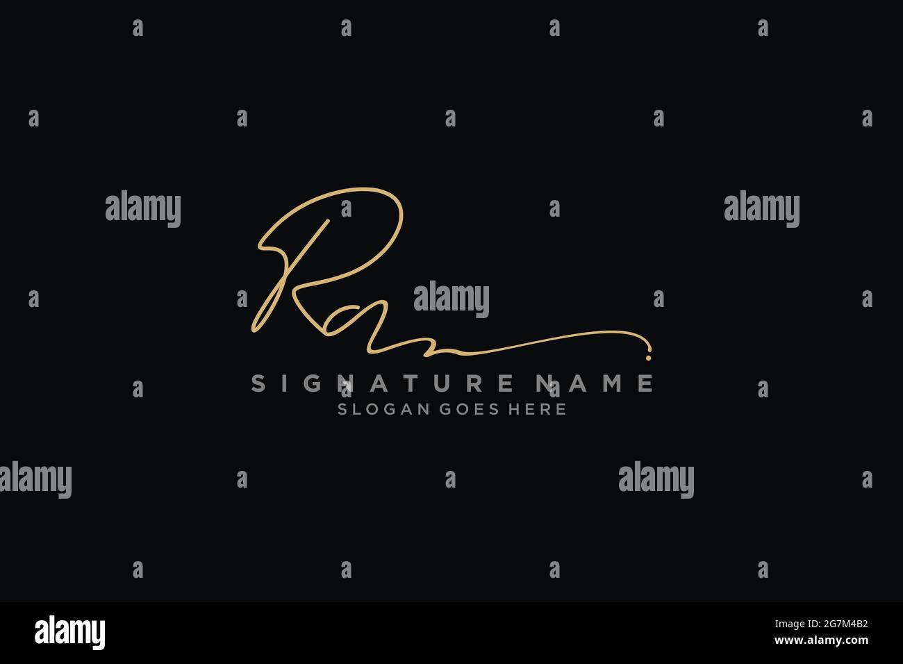 RA Letter Signature Logo Template elegant design logo Sign Symbol ...