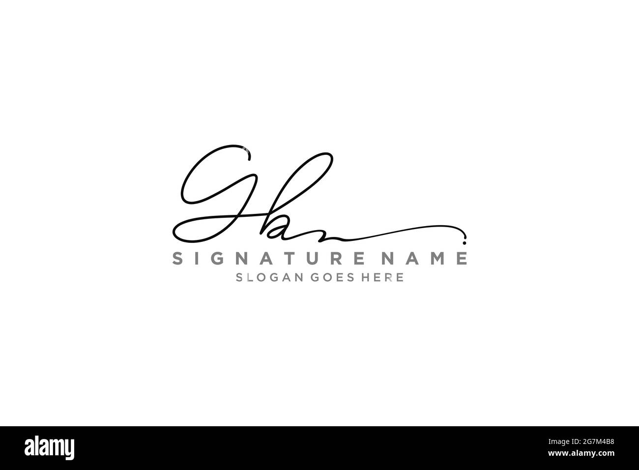 GB Letter Signature Logo Template elegant design logo Sign Symbol ...