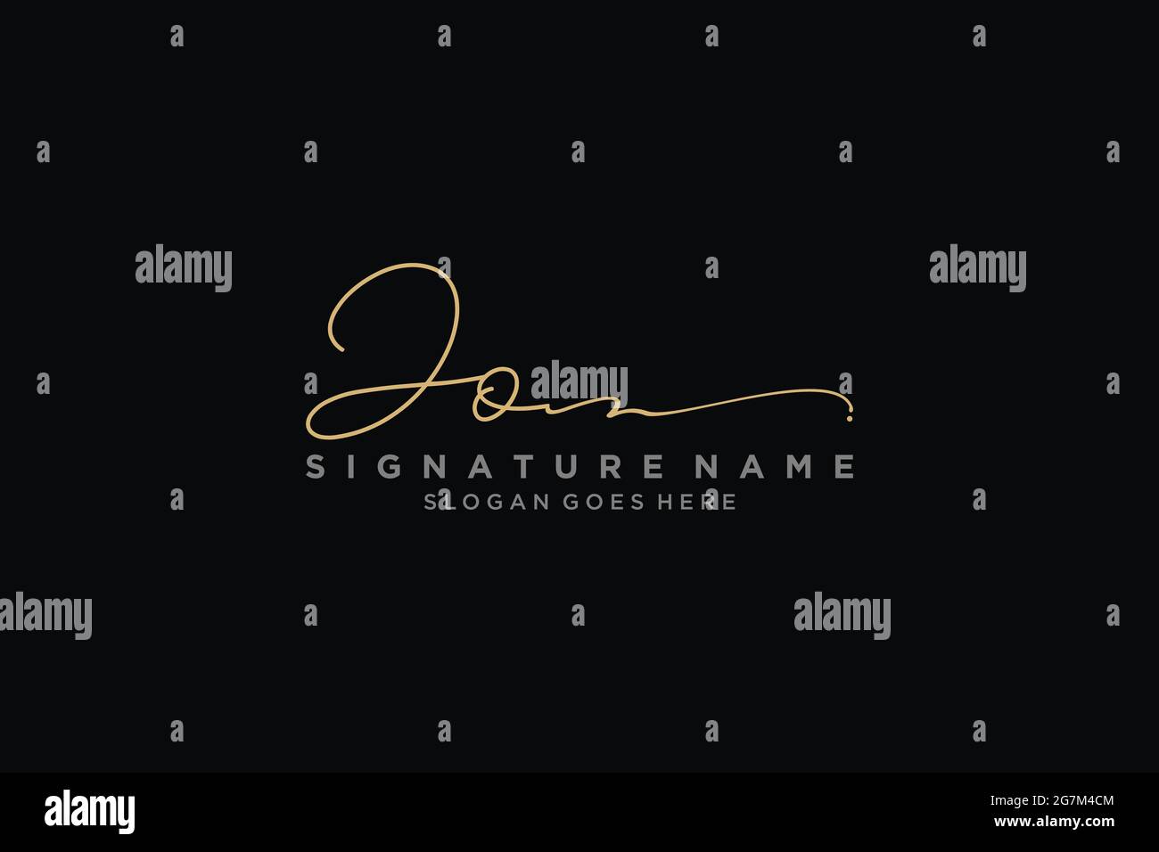 JO Letter Signature Logo Template elegant design logo Sign Symbol ...