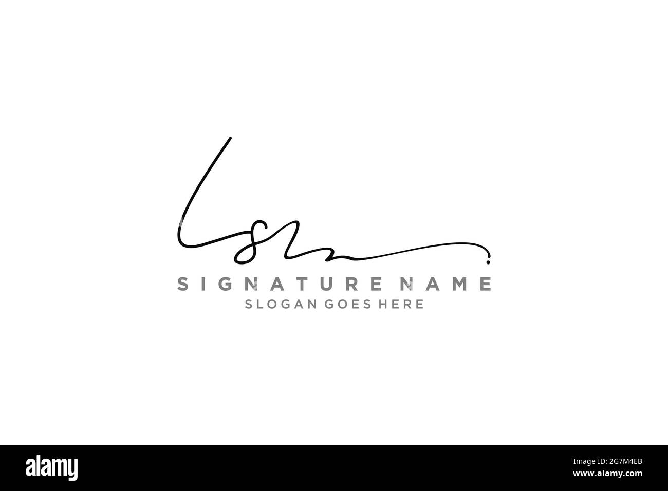 LS Letter Signature Logo Template elegant design logo Sign Symbol ...