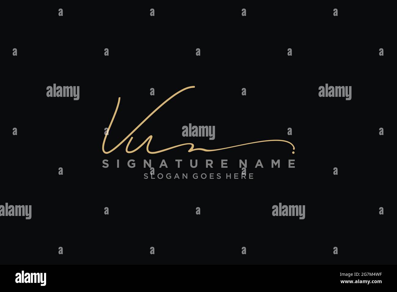VU Letter Signature Logo Template elegant design logo Sign Symbol ...