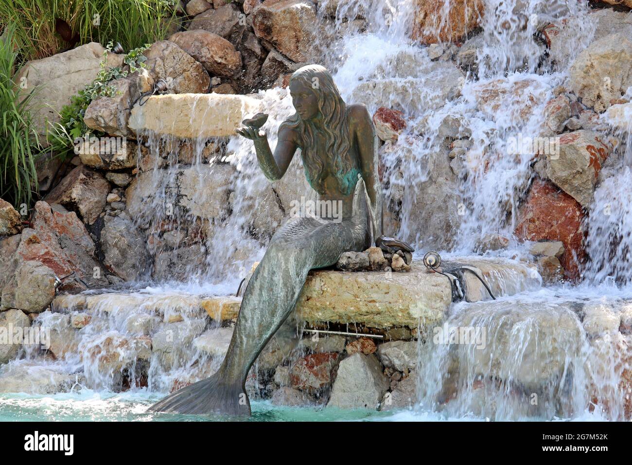 Waterfall Mermaid ArtStation Naga In Waterfall