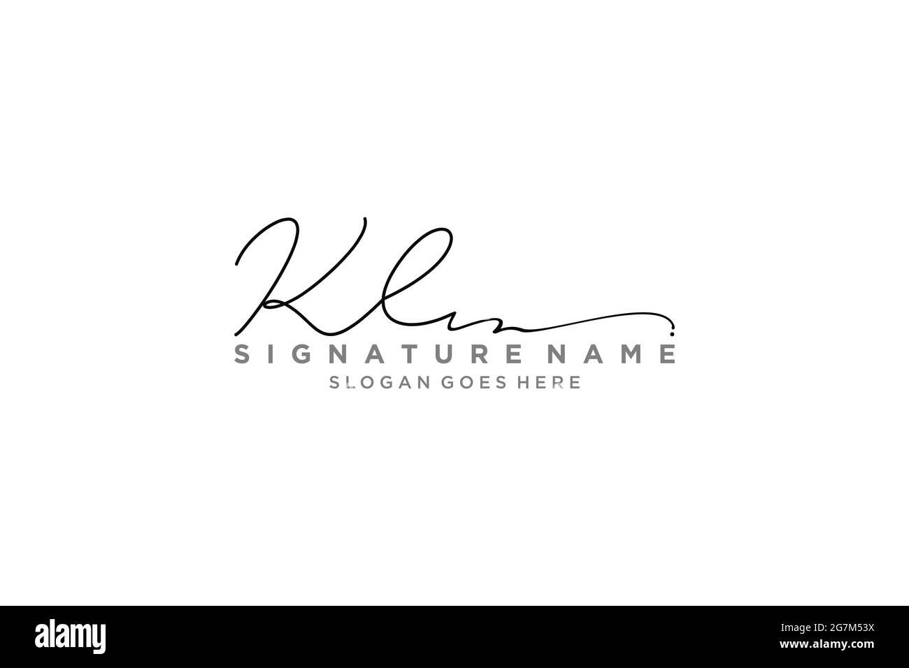 KL Letter Signature Logo Template elegant design logo Sign Symbol ...