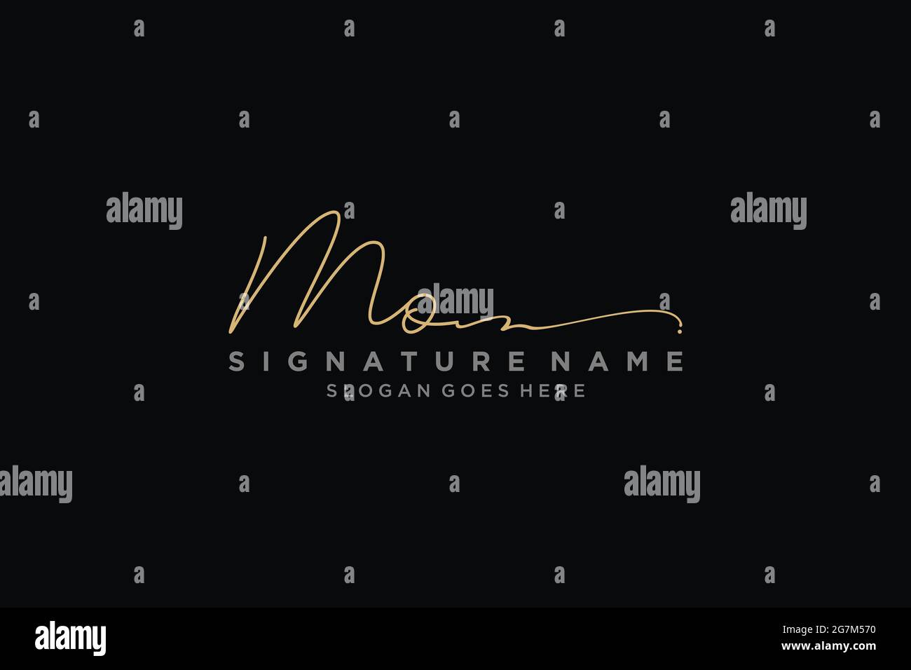 MO Letter Signature Logo Template elegant design logo Sign Symbol ...