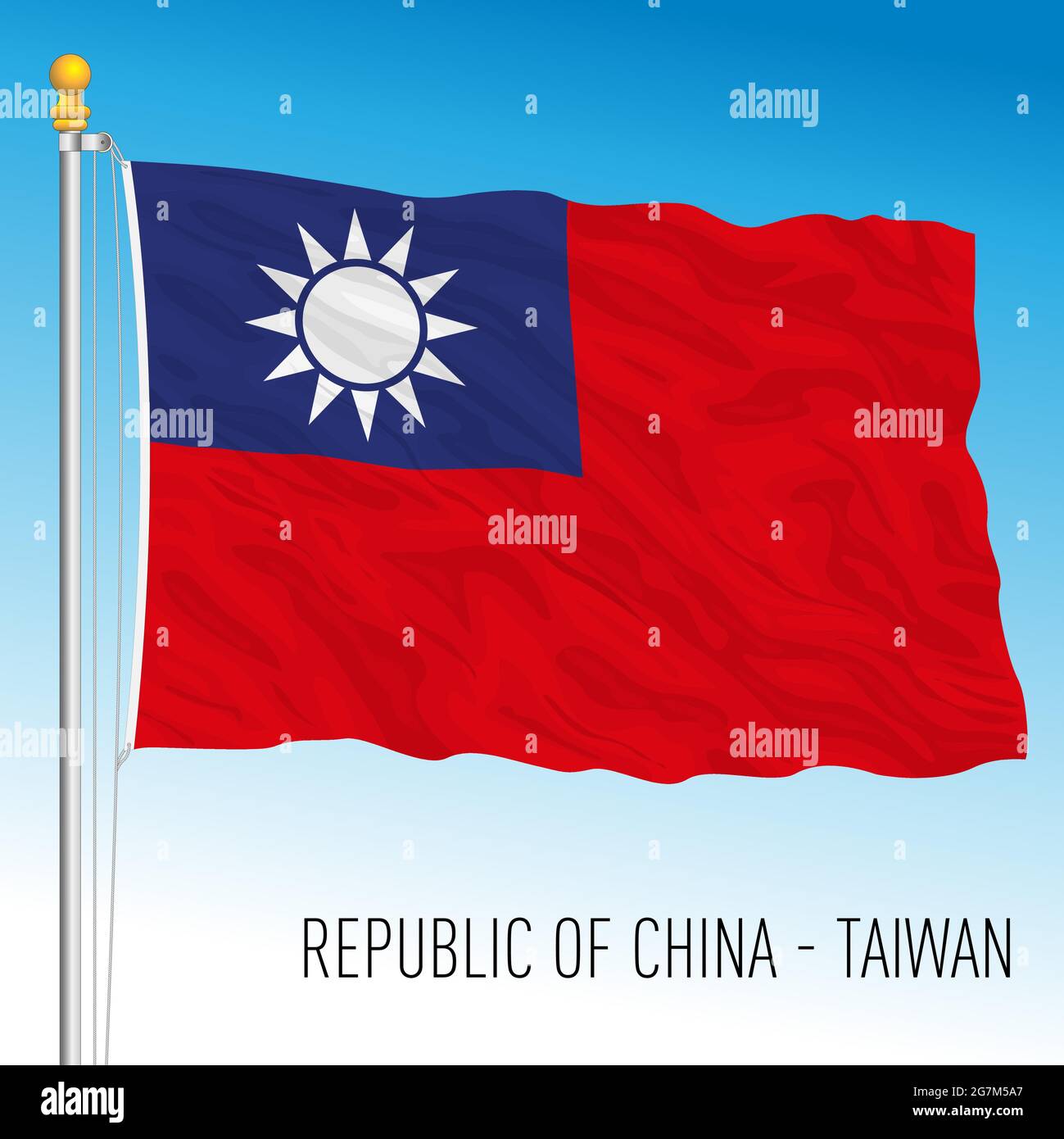 Traditional taiwan flag hi-res stock photography and images - Alamy