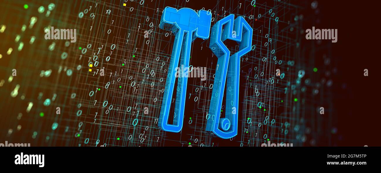 Abstract technology business and internet template background.Technical ...