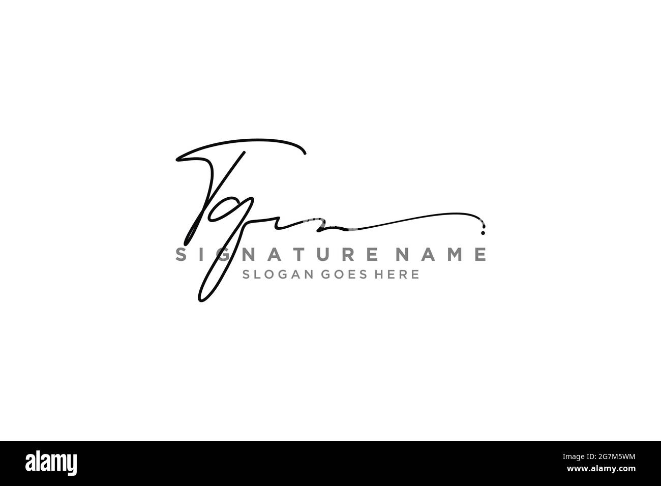 TQ Letter Signature Logo Template elegant design logo Sign Symbol ...