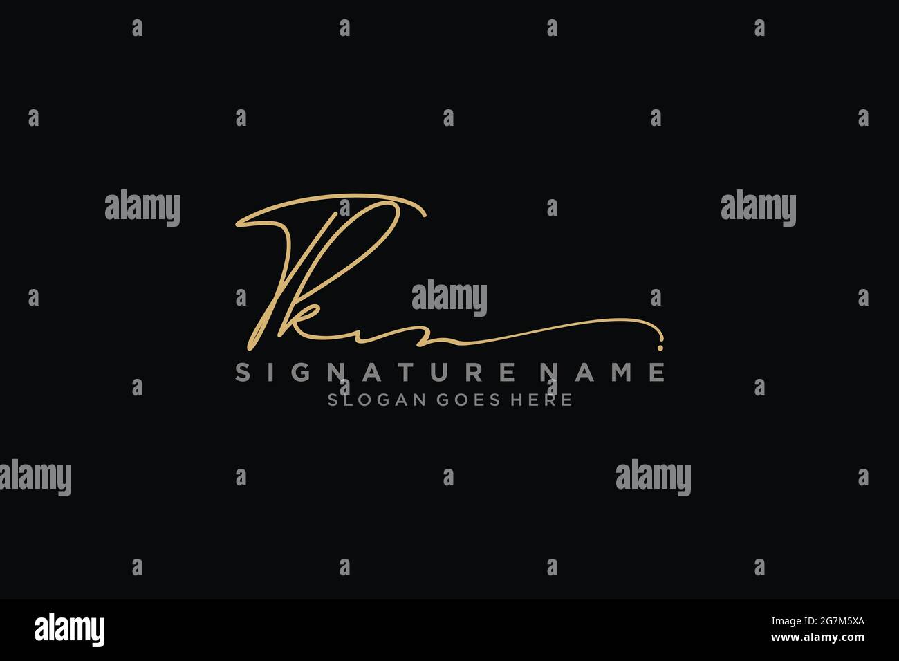 TK Letter Signature Logo Template elegant design logo Sign Symbol ...