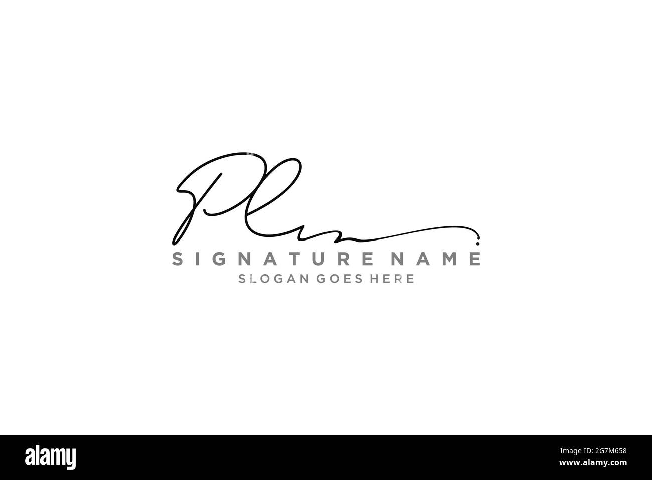 PL Letter Signature Logo Template elegant design logo Sign Symbol ...