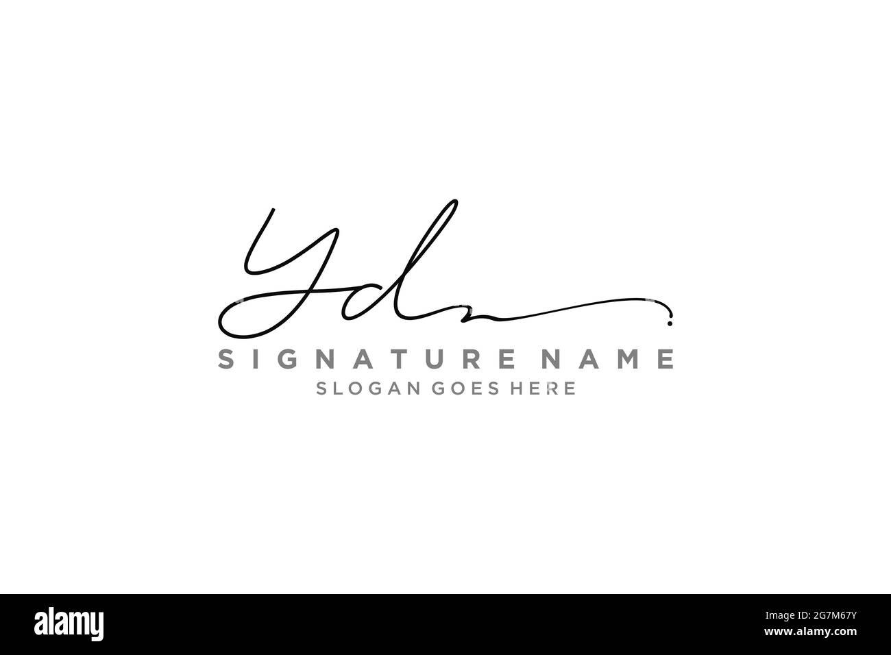 YD Letter Signature Logo Template elegant design logo Sign Symbol ...