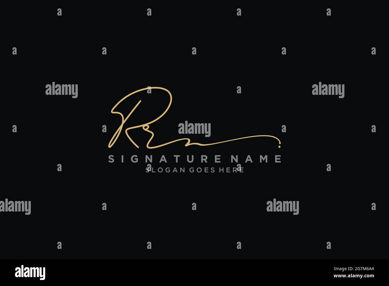 RR Letter Signature Logo Template elegant design logo Sign Symbol ...