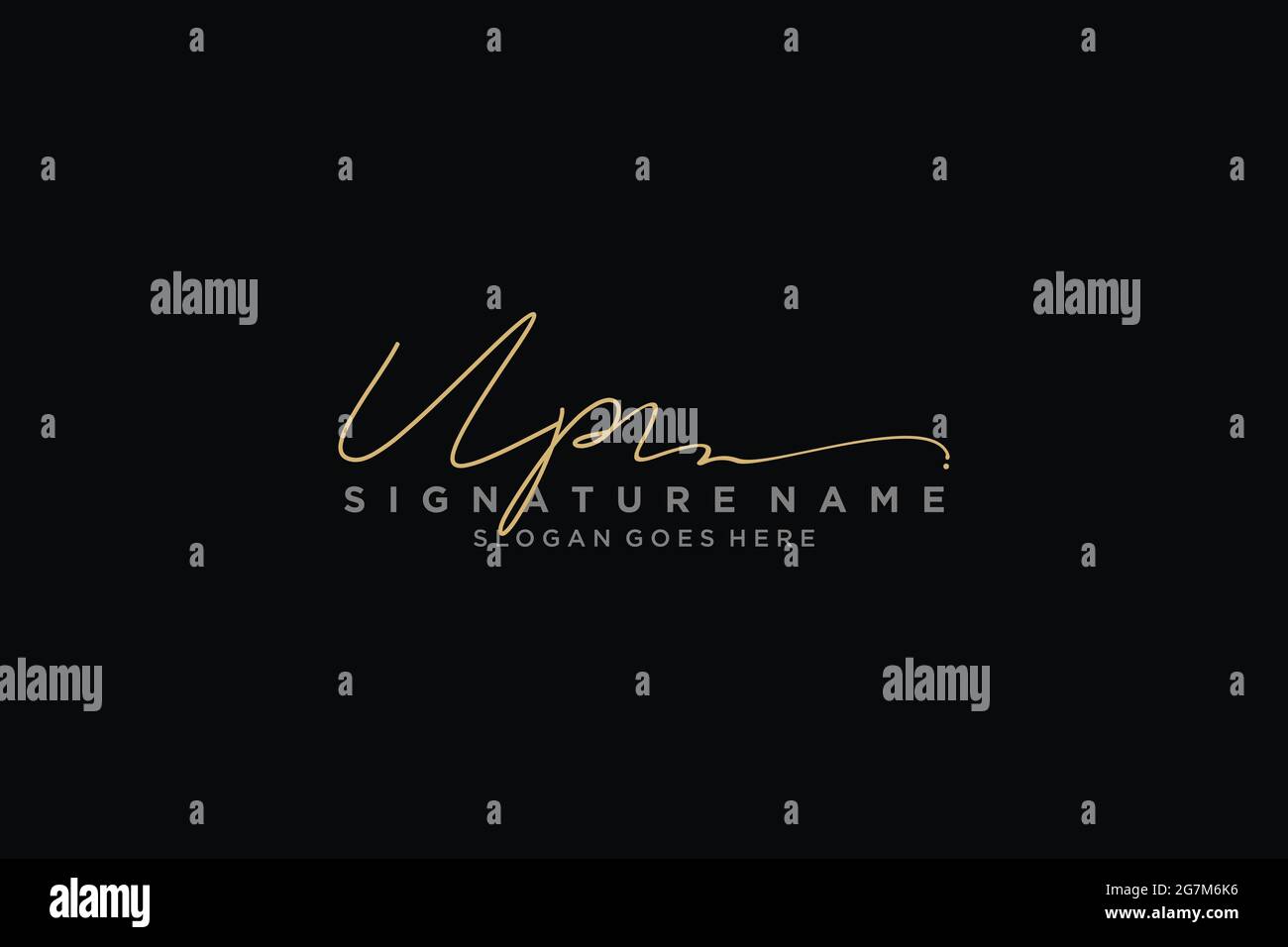UP Letter Signature Logo Template elegant design logo Sign Symbol ...