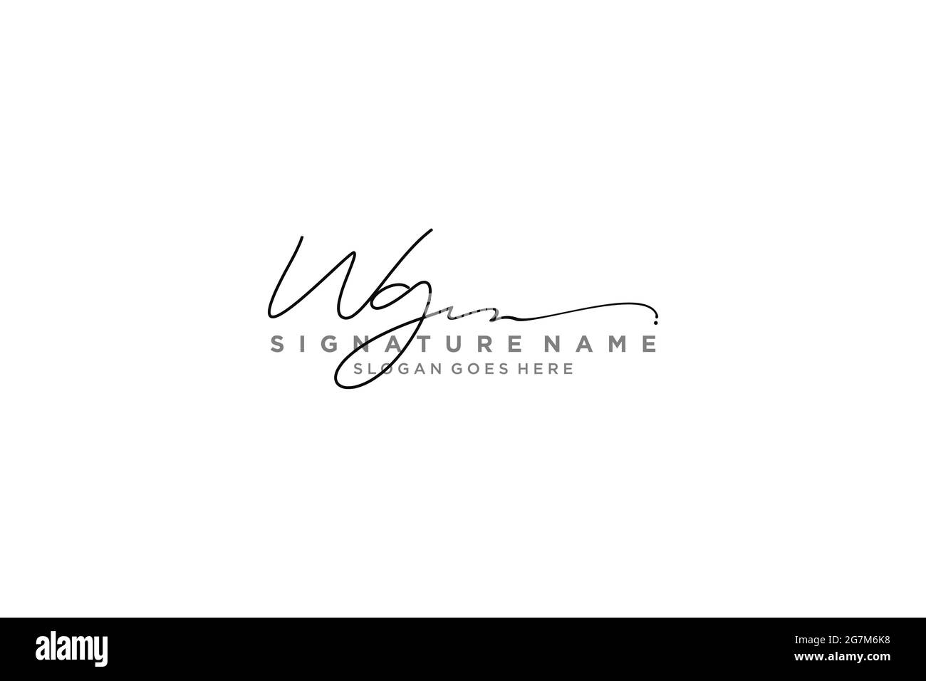 Signature Stock Vector Images - Alamy