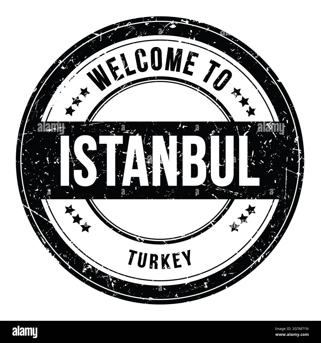 Welcome istanbul stamp hi-res stock photography and images - Alamy