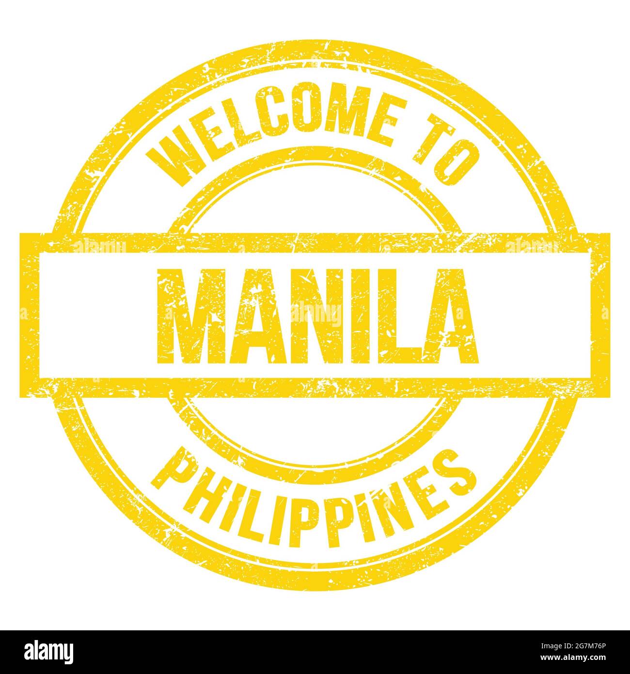 Welcome manila philippines on Cut Out Stock Images & Pictures - Alamy