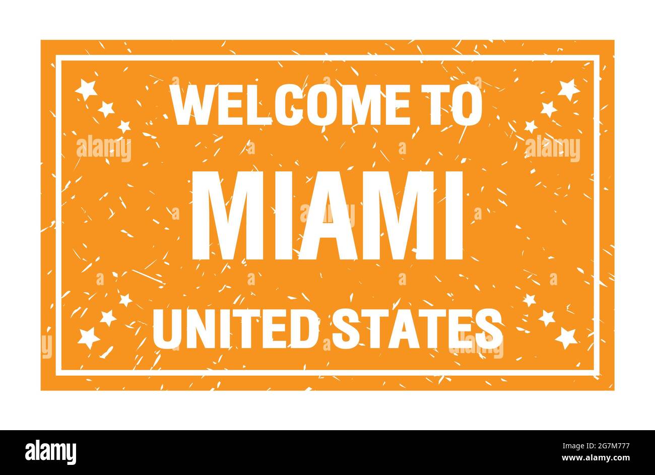 Welcome to miami sign Cut Out Stock Images & Pictures - Alamy
