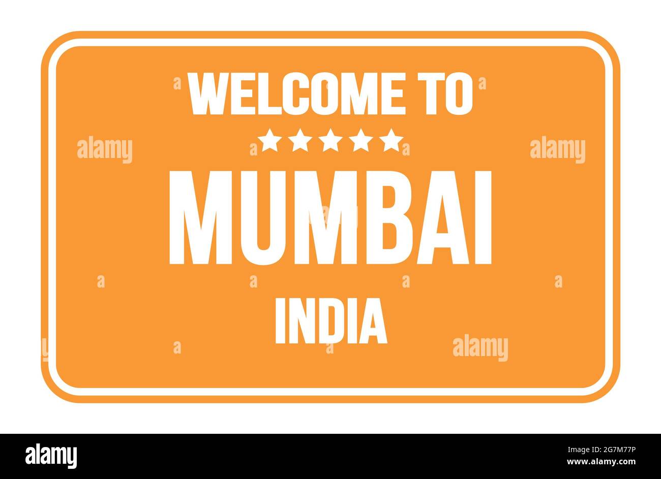 Welcome to mumbai Cut Out Stock Images & Pictures - Alamy