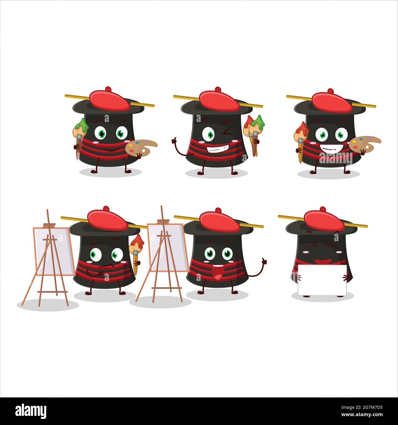 Circus painter Stock Vector Images - Alamy