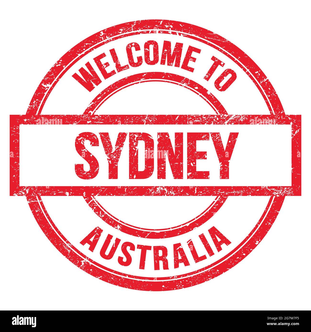 Welcome to sydney sign Cut Out Stock Images & Pictures - Alamy