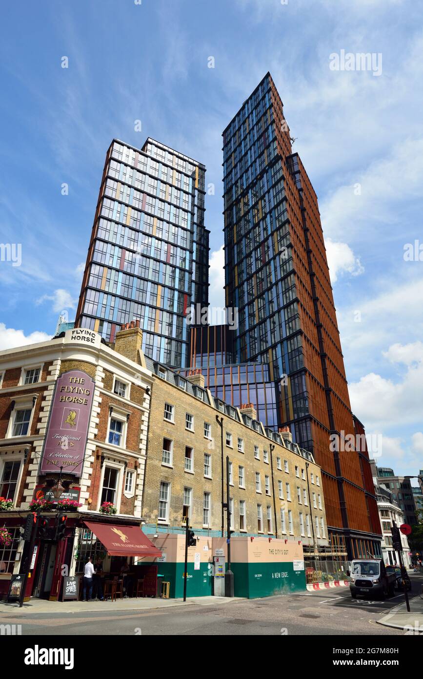One Crown Place, Sun Street, City of London, United Kingdom Stock Photo ...