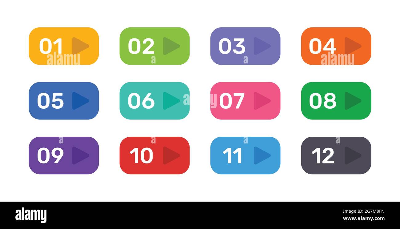 Number 12 twelve Stock Vector Images - Alamy