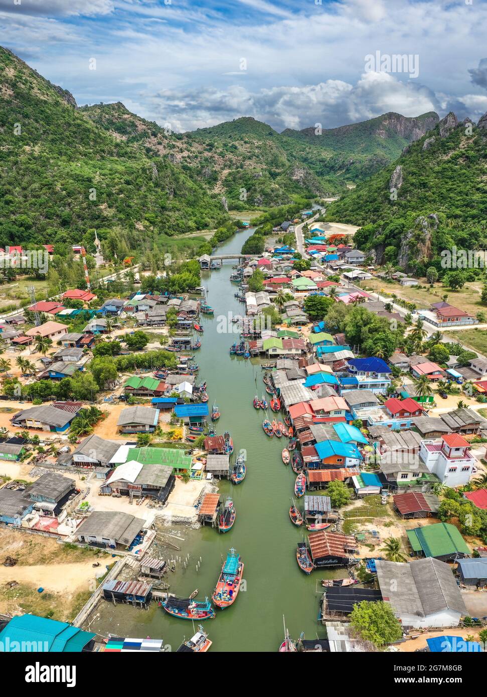 Bang Pu fishing Village in Sam Roi Yot national park, Prachuap Khiri ...