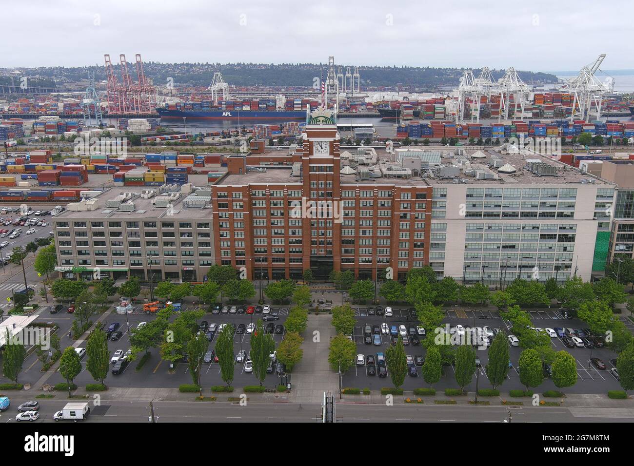The Starbucks headquarters at Starbucks Center, Wednesday, July 14 ...