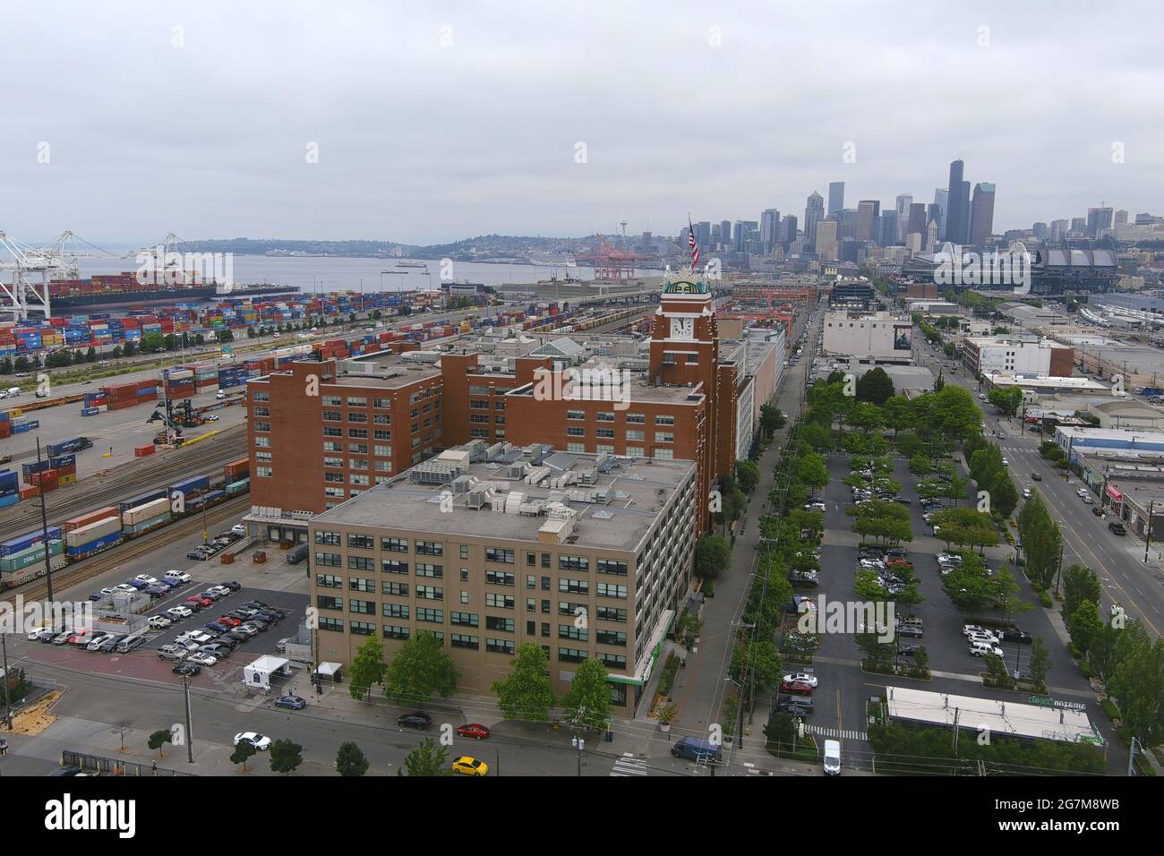 The Starbucks headquarters at Starbucks Center, Wednesday, July 14 ...