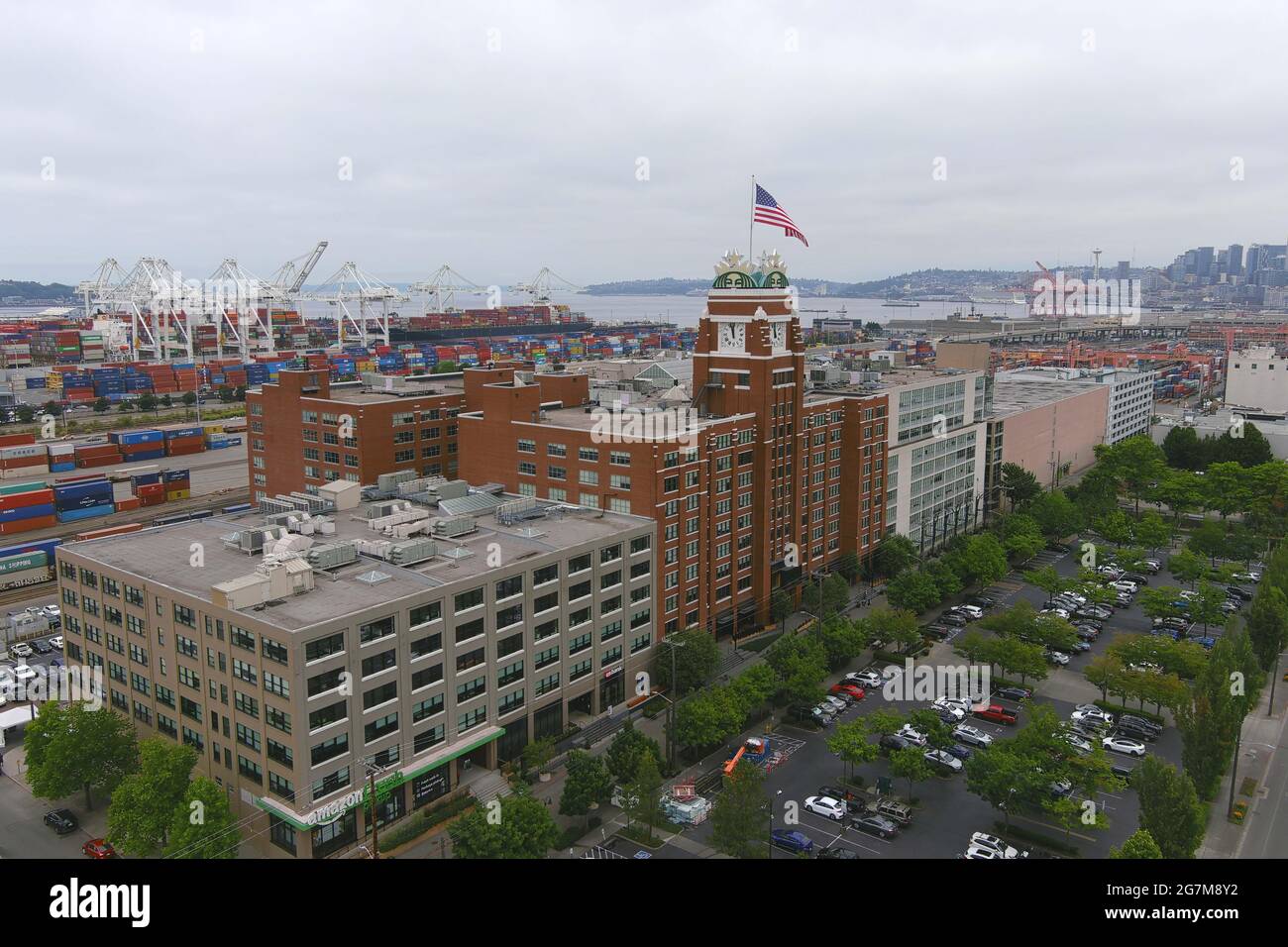 The Starbucks headquarters at Starbucks Center, Wednesday, July 14 ...