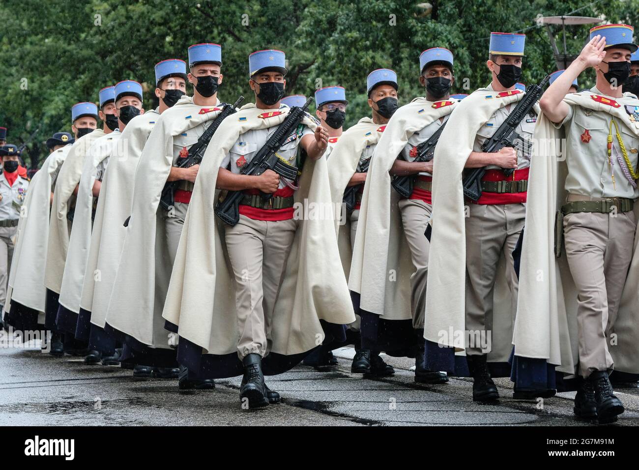 Blue uniform of french infantry hi-res stock photography and images - Alamy