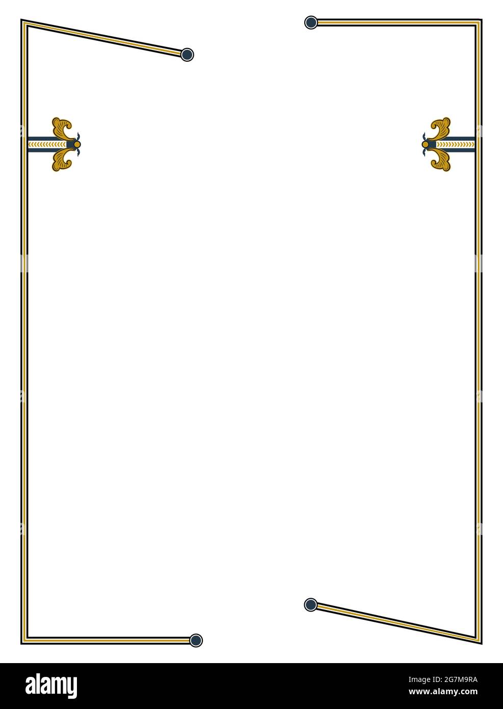 Simple Border Line Design