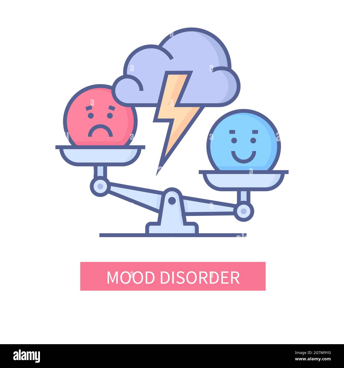Mood shift Stock Vector Images - Alamy