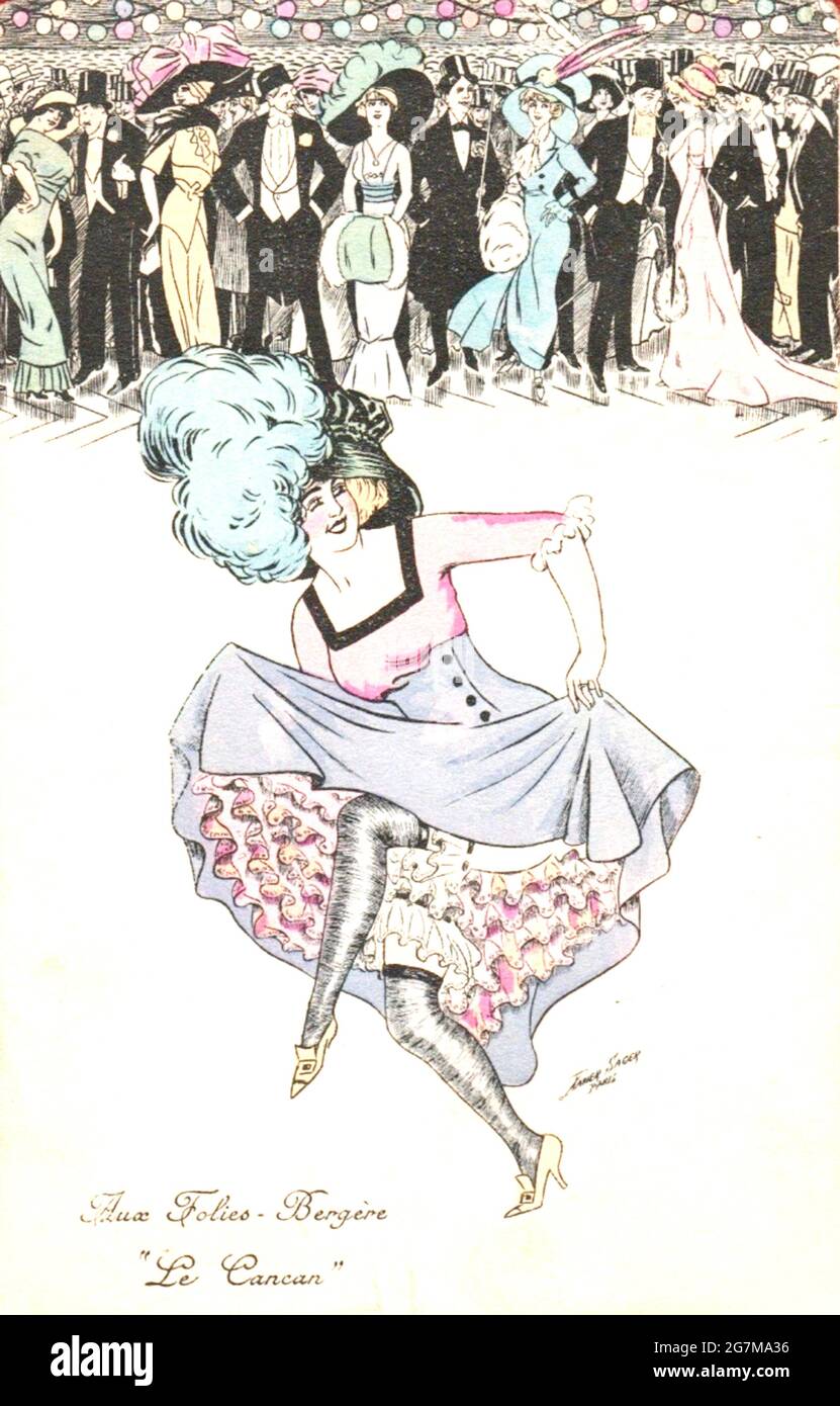 Can can dance hi-res stock photography and images - Alamy