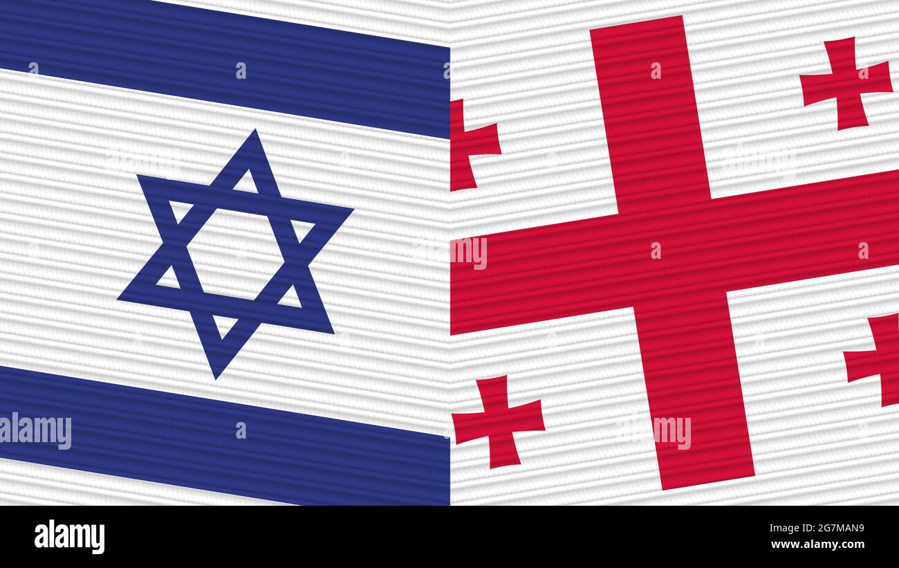 Georgia israel flag hi-res stock photography and images - Alamy