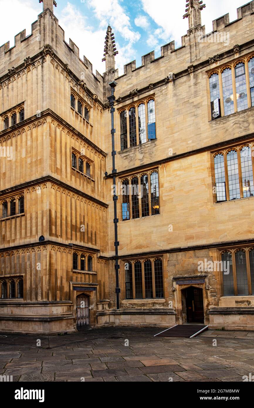 The Old Schools quadrangle of the Bodleian Library, the main library of ...