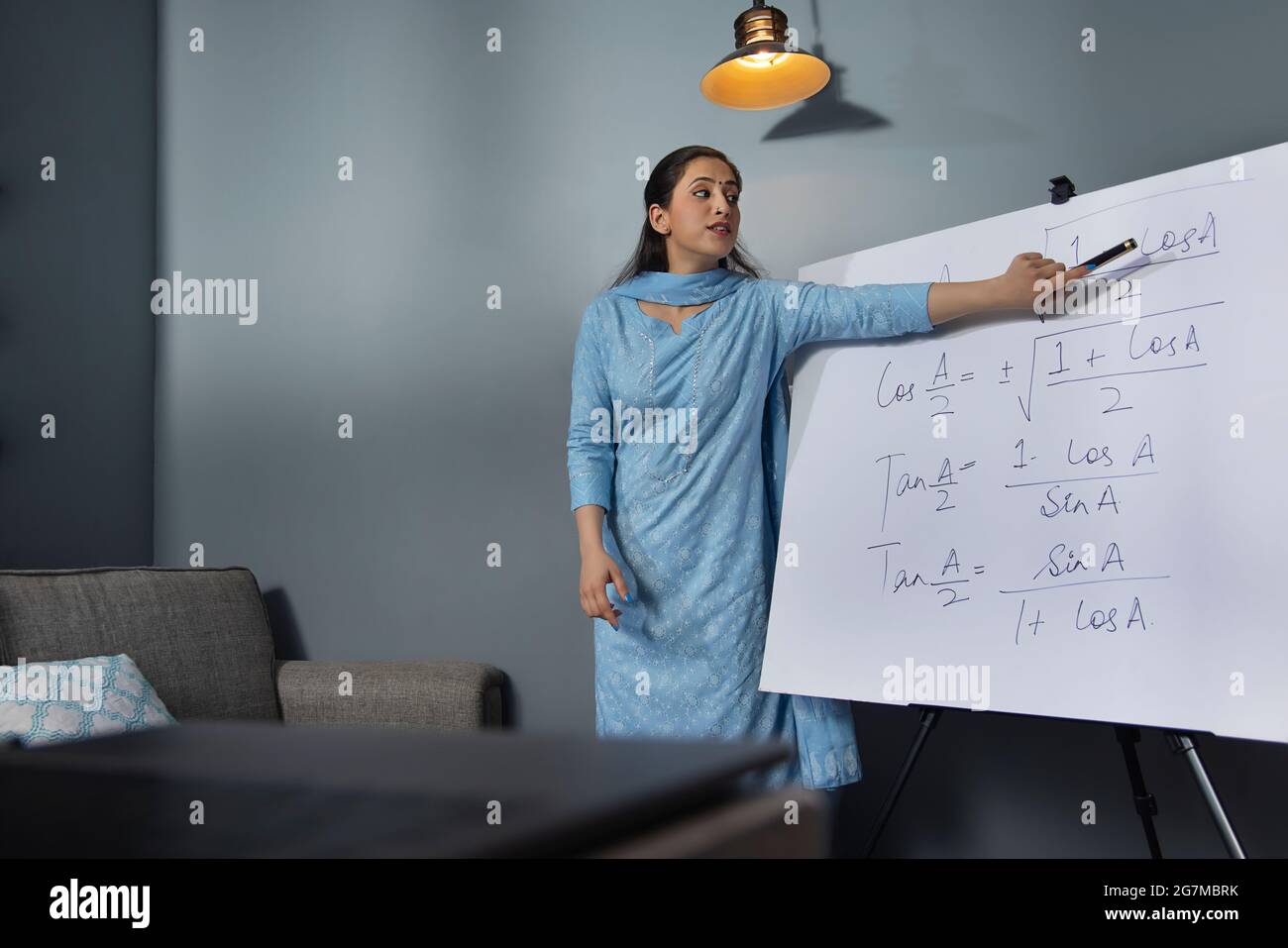 Indian beautiful lady in it profession hi-res stock photography and ...