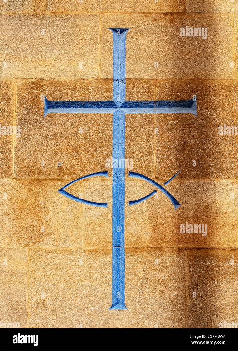 Fish symbol christianity hi-res stock photography and images - Alamy