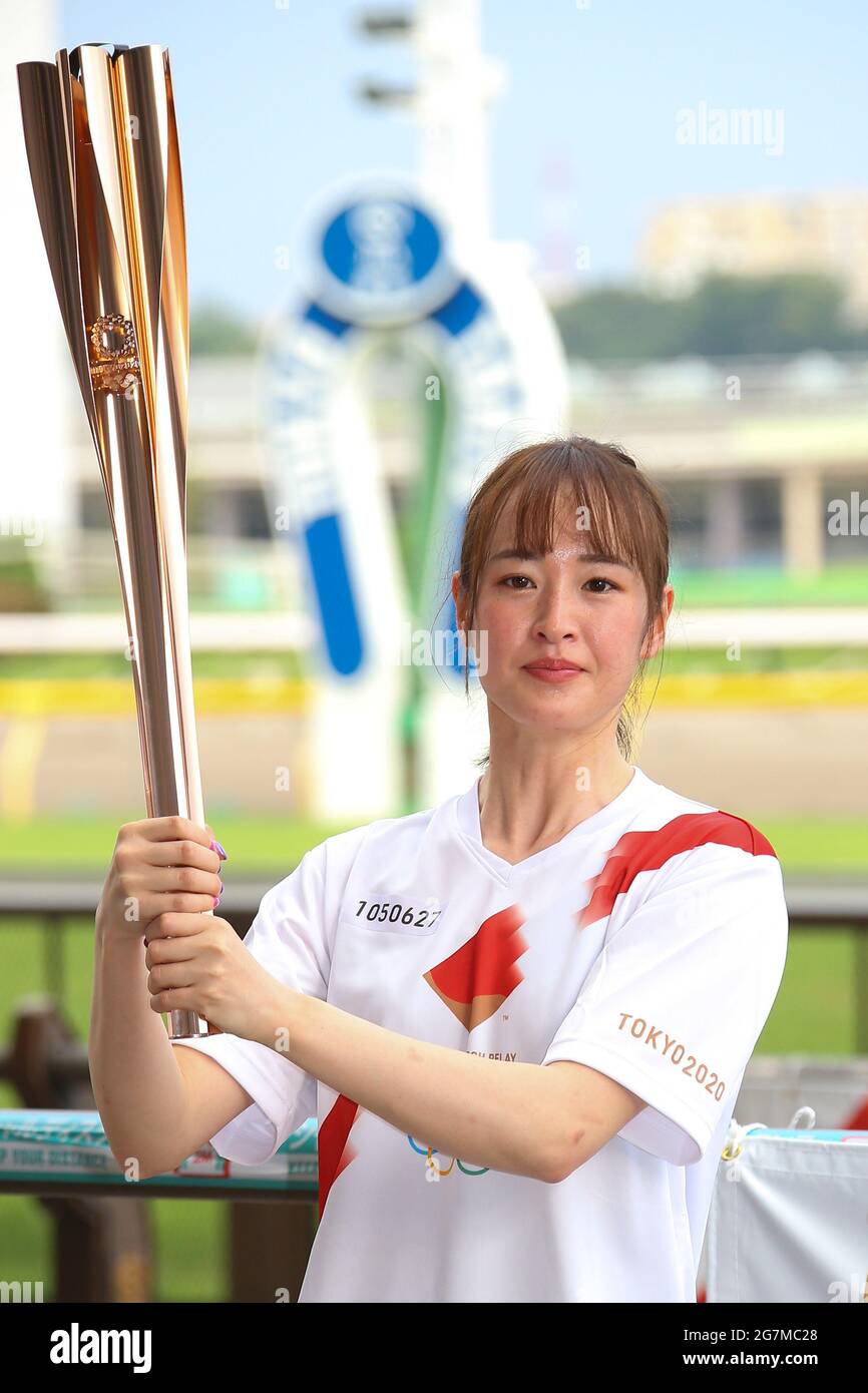 Tokyo, Japan, 14th July 2021. Japanese jockey Nanako Fujita during the ...